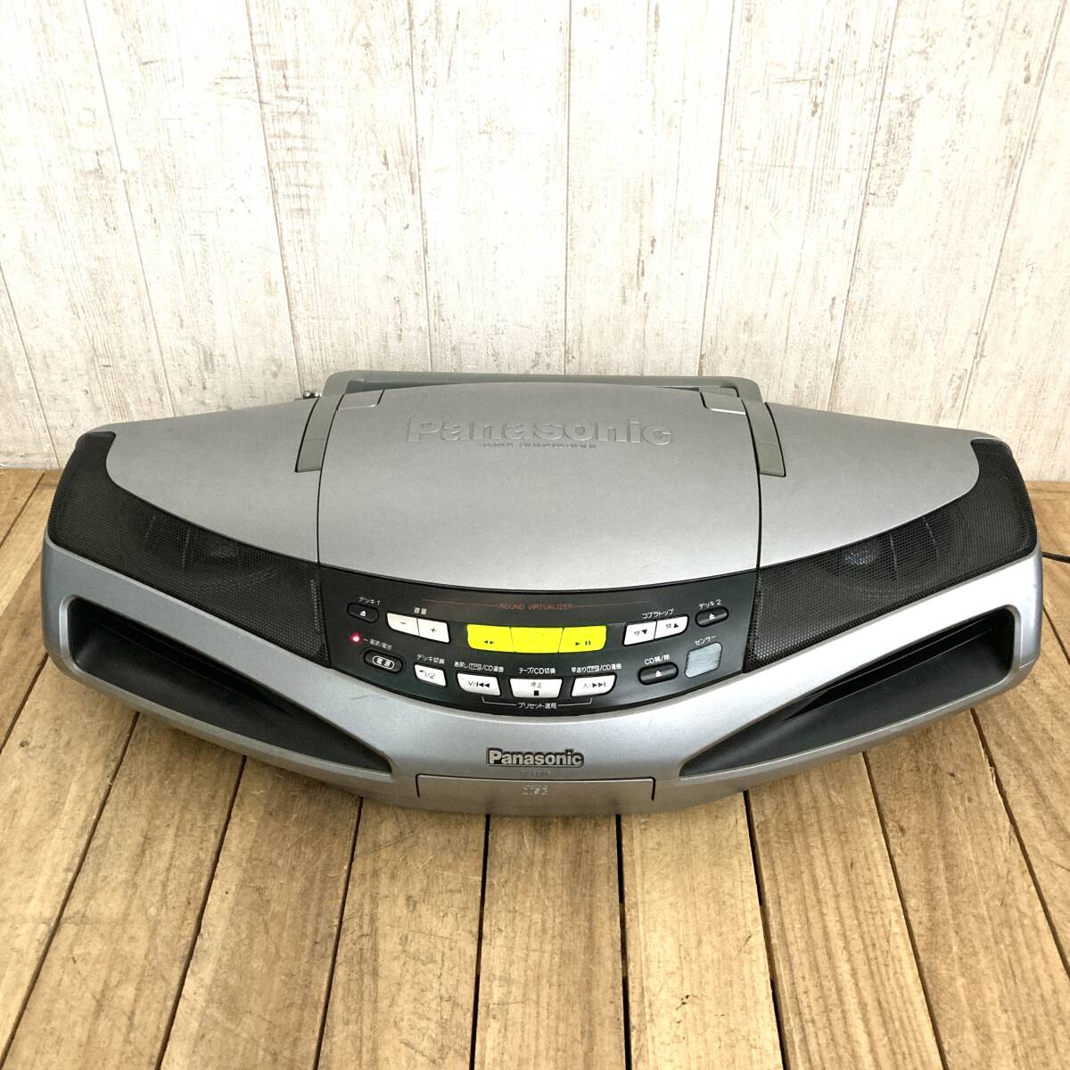 【やや傷や汚れあり】＊【動作OK】Panasonic RX-ED75 コブラトップ バブルラジカセ CDラジカセ ポータブル ステレオCD ...