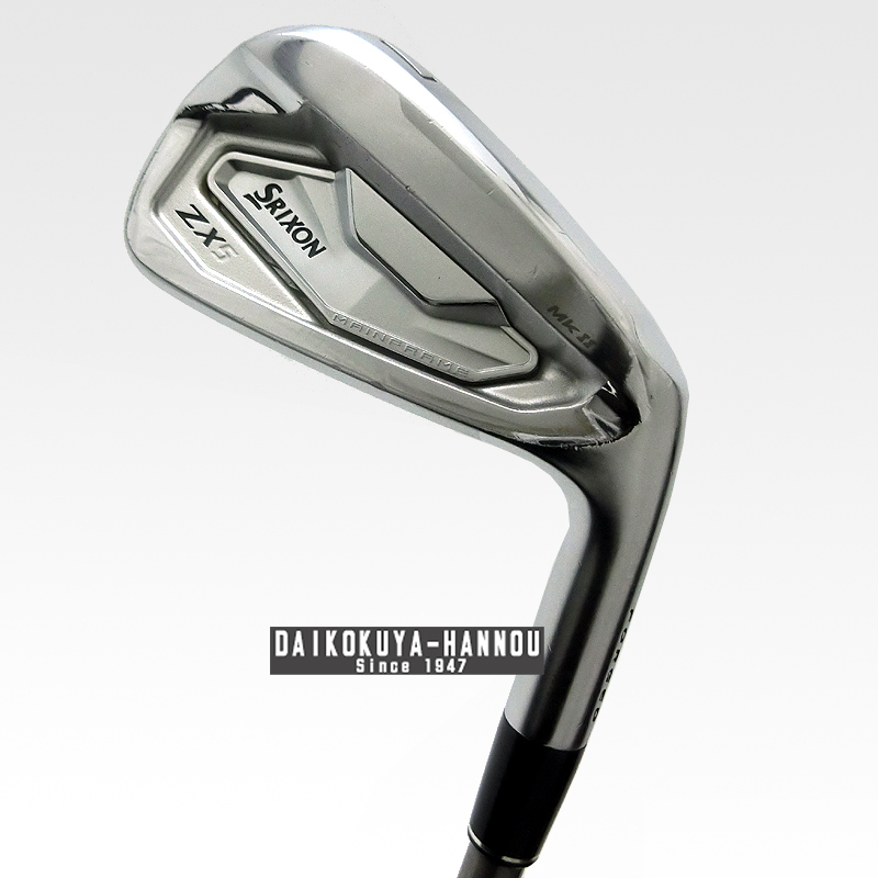 【傷や汚れあり】ZX5 Mk II MK2 アイアン SRIXON スリクソン 5本セット(#6-Pw) スチールファイバー i95 (S) steelfiber 2022年モデル ...