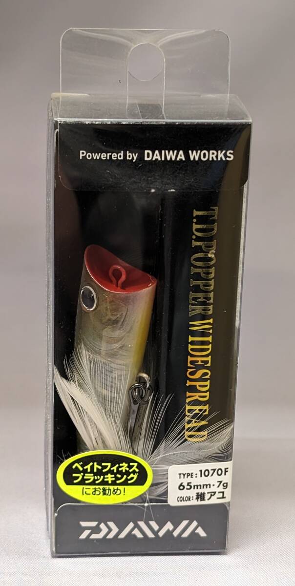 【未使用】ダイワ★TD ポッパー ワイドスプレッド 稚アユ★新品 DAIWA T.D.POPPER WIDESPREADの落札情報詳細 - Yahoo!オークション落札価格検索 オークフリー