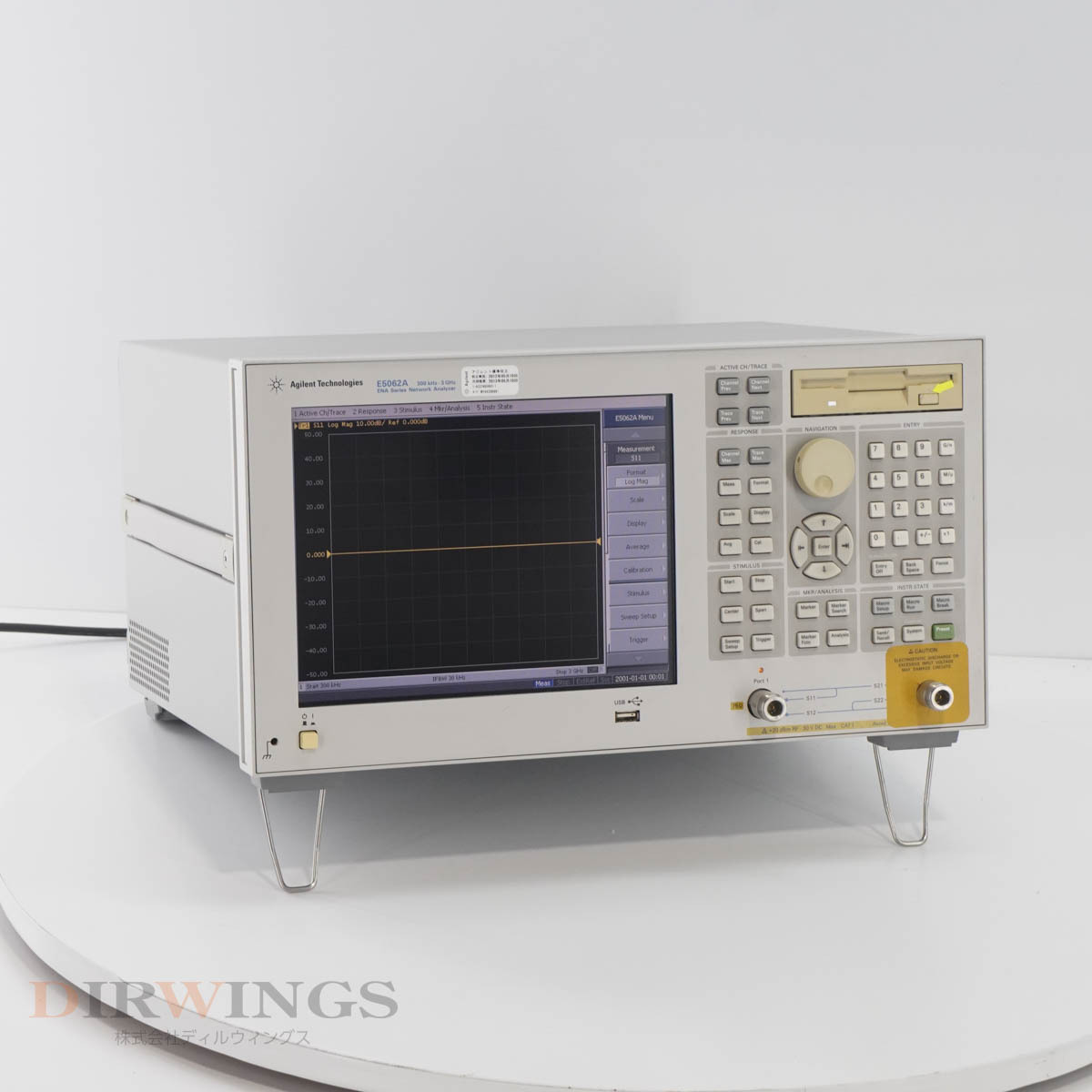 【傷や汚れあり】[DW]8日保証 E5062A ATO-37782 Agilent ENA Series Network Analyzer OPT 015 1A7 275 300kHz ...