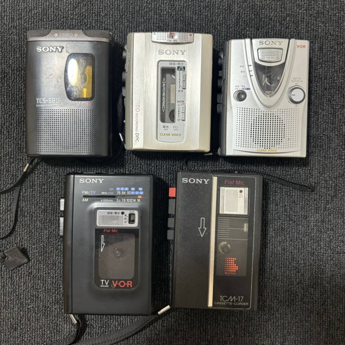 【傷や汚れあり】ソニー カセットコーダー ポータブル カセットプレーヤー SONY WA-2001 TCM-400 TCM-17 TCS-580 TCS-600 まとめの落札情報詳細 ...