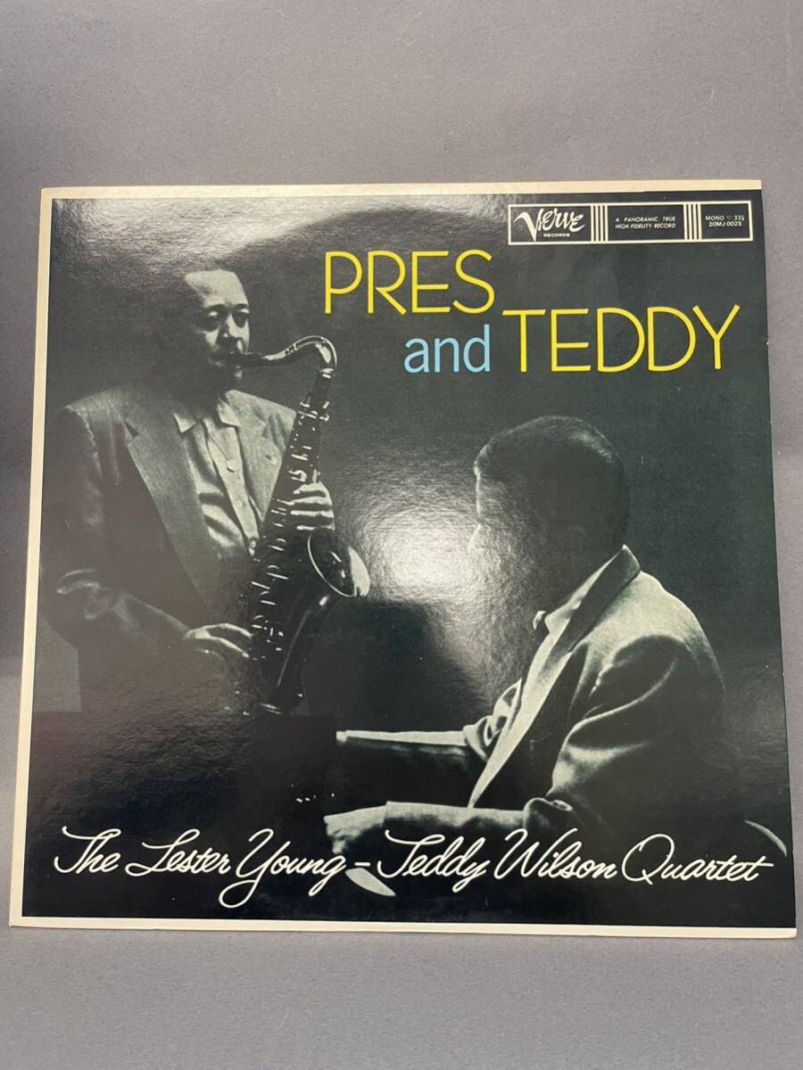 【傷や汚れあり】LPレコード アナログ盤 Pres And Teddy The Lester Young-Teddy Wilson ...