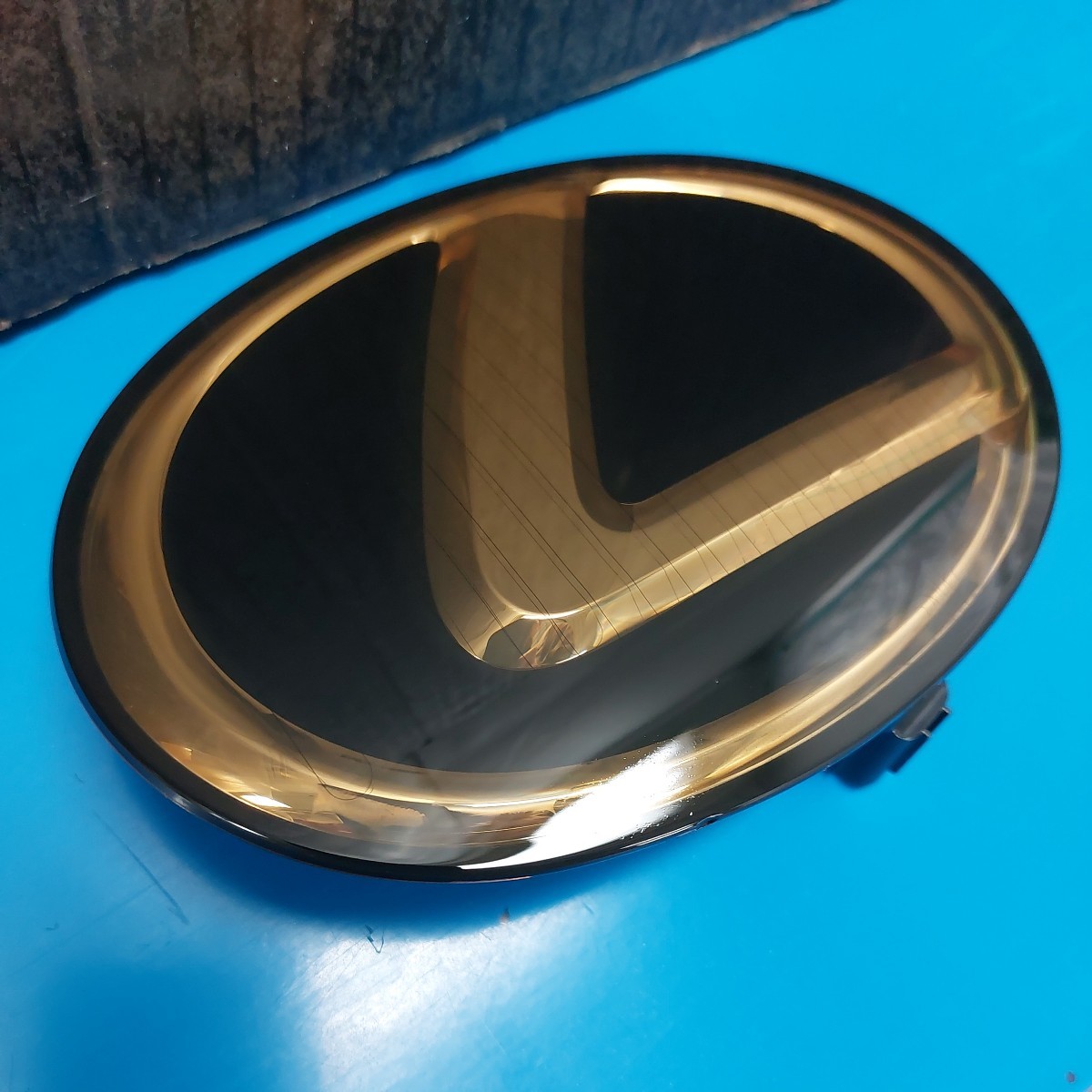 【未使用に近い】LEXUS GOLD EMBLEM レクサス ゴールドエンブレム VIP ビップ LM LS GS LS RX IS RC ...