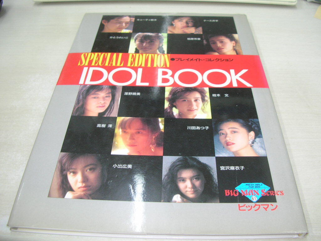 【傷や汚れあり】IDOL BOOK プレイメイト・コレクション 1991年02月20日発行 初版本 ナース井出 キューティー鈴木 かとうれいこ ...