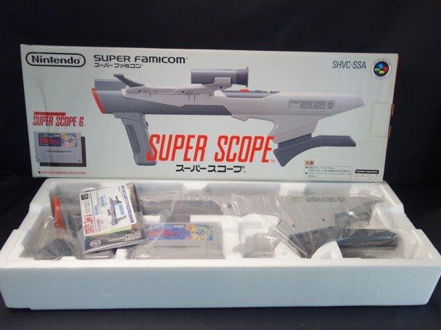 【やや傷や汚れあり】Nintendo 任天堂 SUPER SCOPE スーパースコープ SFC スーパーファミコン m755の落札情報詳細 - ヤフオク落札価格検索 オークフリー