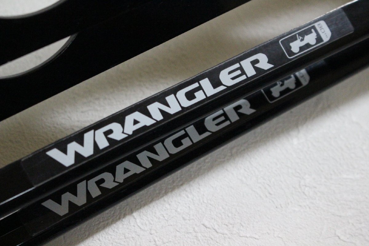 【やや傷や汚れあり】WRANGLER ラングラー 80thロゴ入りナンバープレートフレーム ブラック 2枚現品のみの落札情報詳細 - Yahoo!オークション落札価格検索 オークフリー