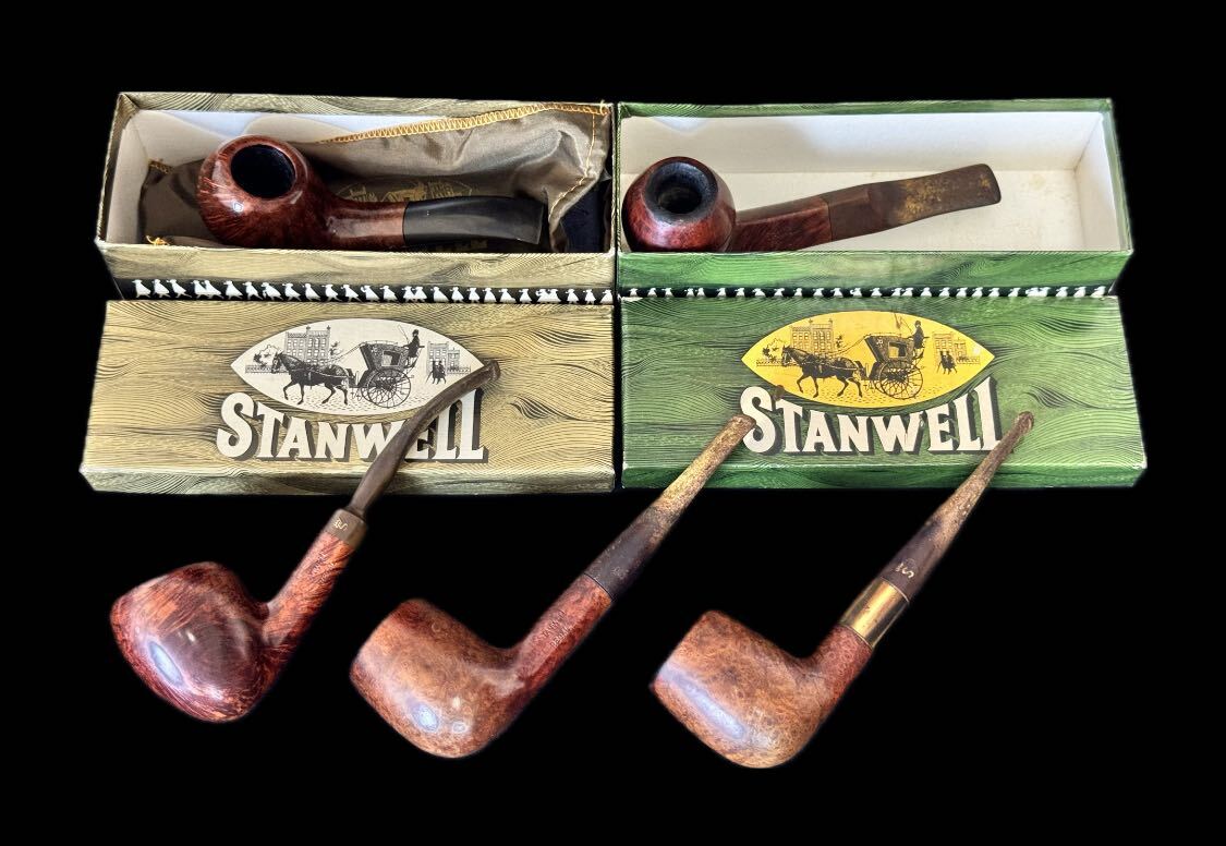 【やや傷や汚れあり】AZ-305 STANWELL スタンウェル 喫煙 パイプ 5点 箱付き有 REGAL 32 36 03 30 ...