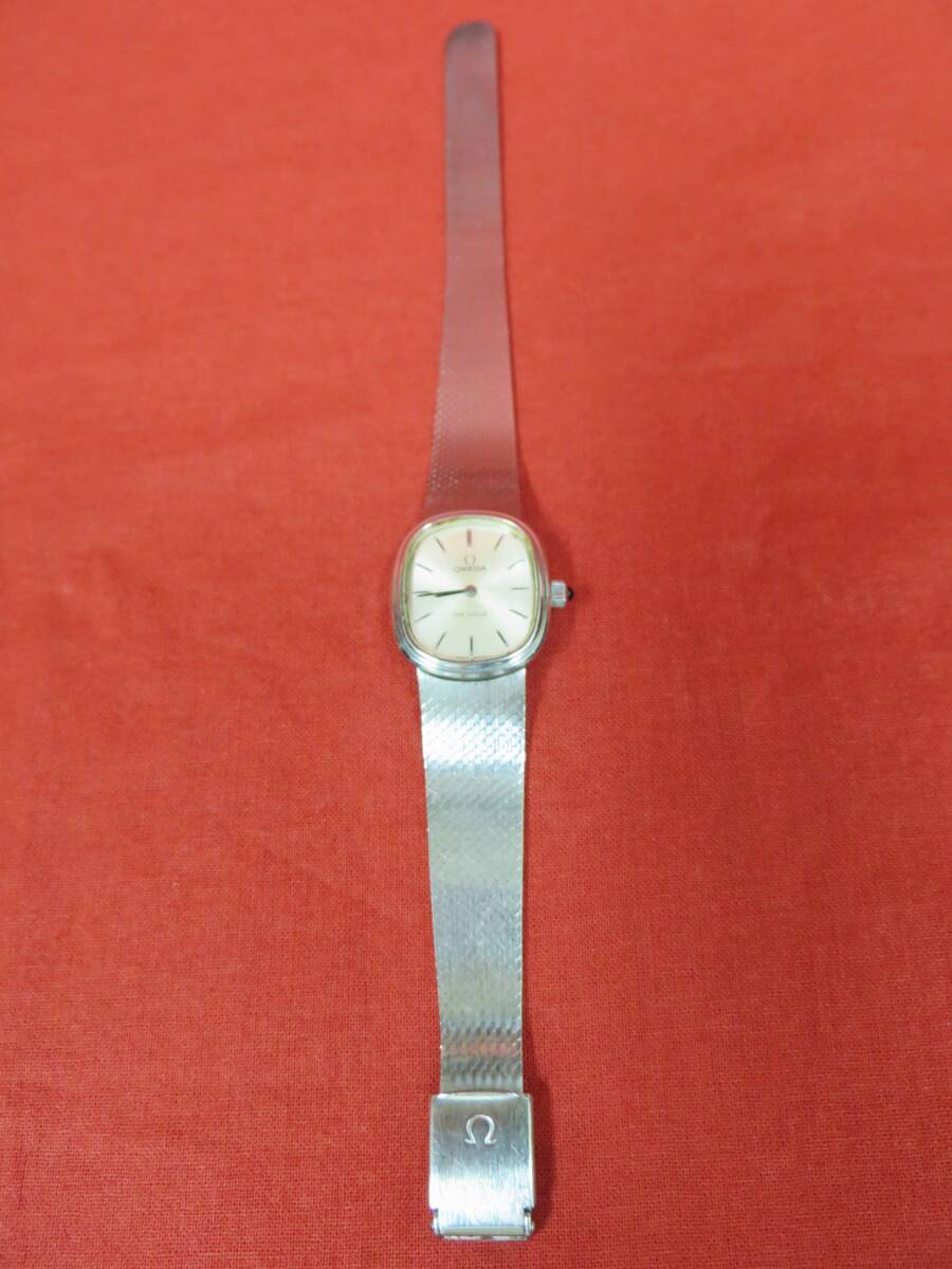 【傷や汚れあり】Y【2074】★ OMEGA オメガ ★ DE VILLE デビル ★ レディース腕時計 ★ 不動 リューズ操作 ★ 経年保管 ...