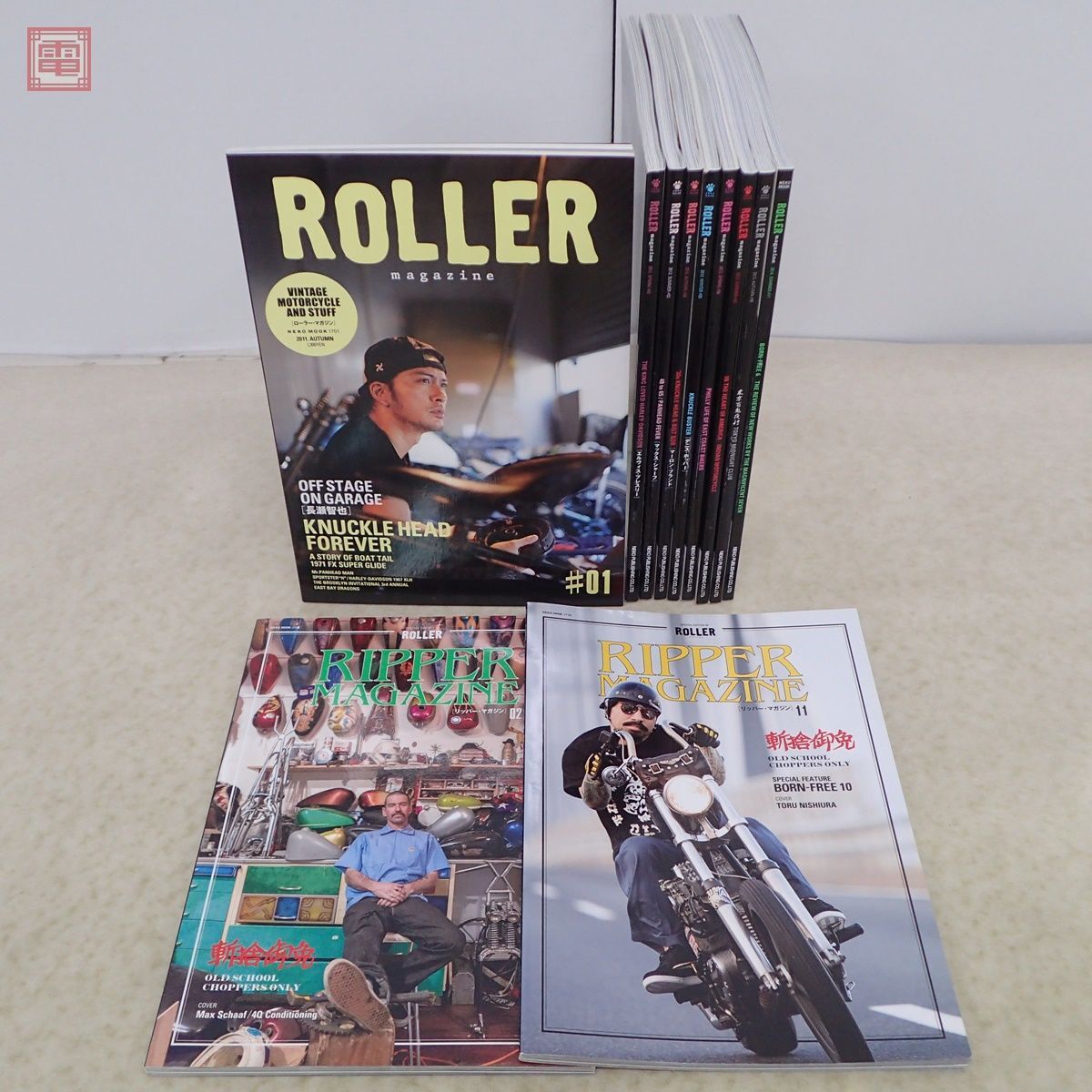 【やや傷や汚れあり】ROLLER magazine＋RIPPER まとめて11冊セット 2011年〜2018年 ネコ パブリッシング ローラー ...