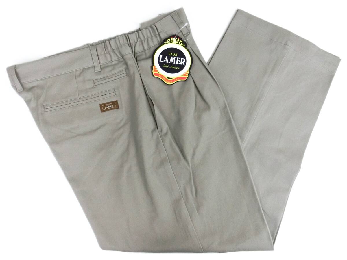 【未使用】【未使用タグ付】CLUB LAMER 脇シャーリングストレッチチノパン グレー L(85-92cm) 股下71cm カジュアルにもゴルフにも！[024]の落札情報詳細 - Yahoo ...