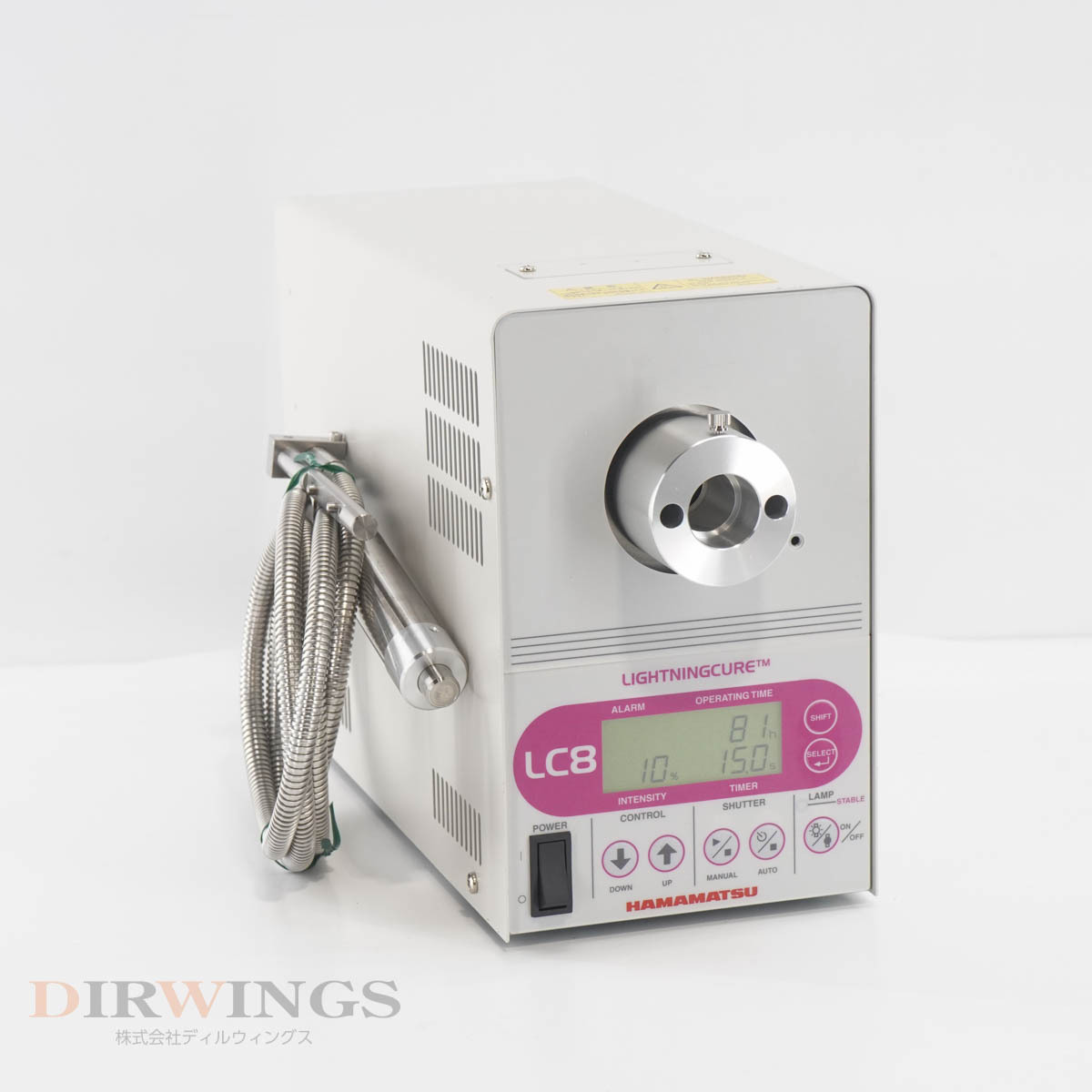 【やや傷や汚れあり】[DW] 8日保証 LC8 L9588-01A-02 HAMAMATSU 浜松ホトニクス LIGHTNINGCURE UV SPOT LIGHT SOURCE 紫外線 ...