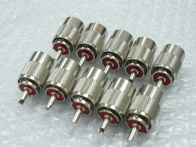 【未使用】送料無料 国産《即決②》5D M型コネクター 10個 MP-5 5D-FB・5D-2Vに！ 5DFB・5D2V用 日本製 made ...