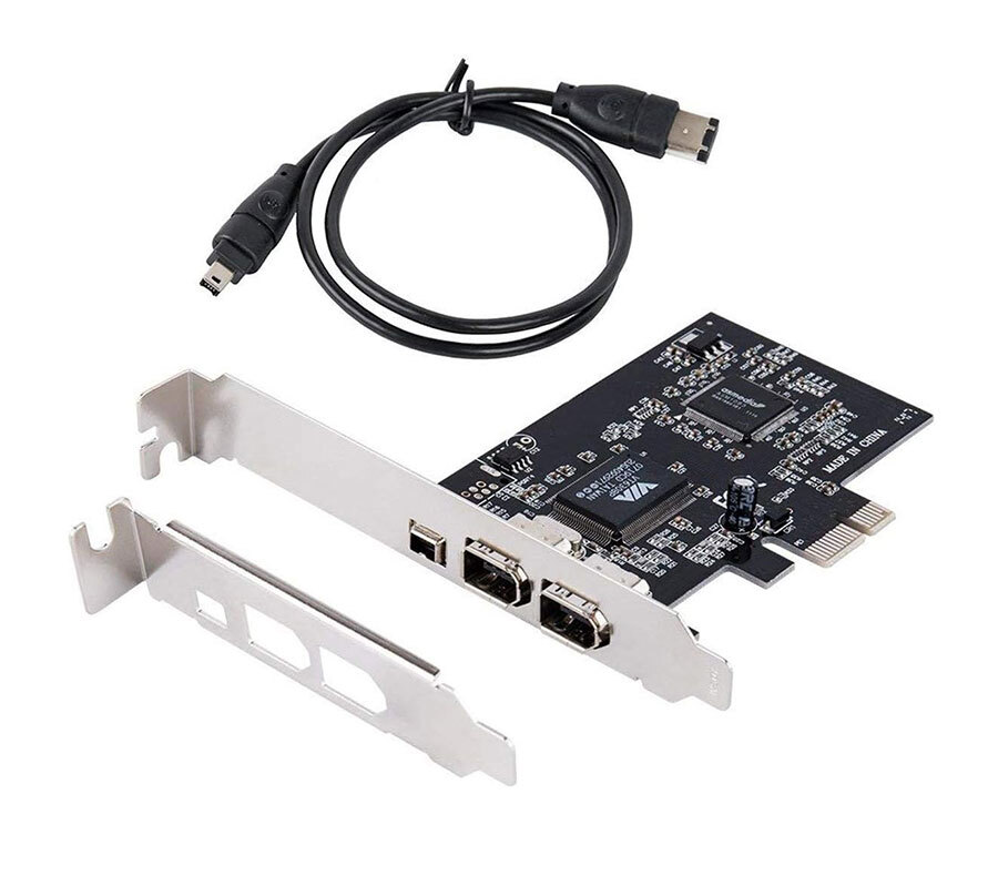 【未使用】 IEEE 1394 PCI Expressインターフェイスカード＜3ポート/Fire Wire/i.Link/DV＞（未使用1個 ...