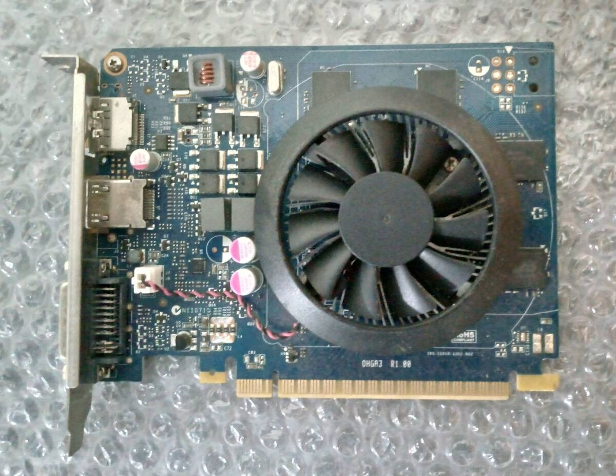 【目立った傷や汚れなし】【中古パーツ】NVIDIA GeForce GT 6401 G グラフィックボード/ビデオカード PCI-DE DP/HDMI/DVI K1352-1の落札情報詳細 ...