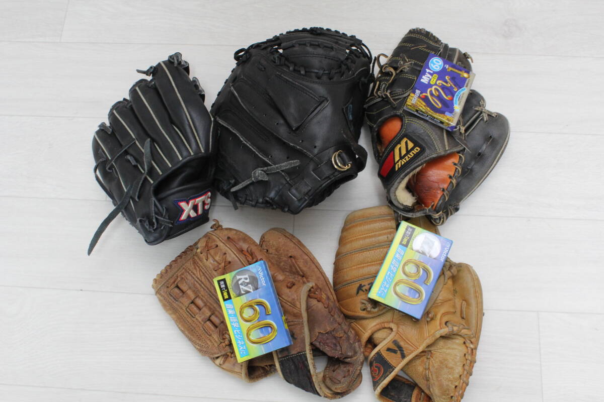 【やや傷や汚れあり】☆★mm XTS / エックスティーエス MIZUNO / ミズノなど 軟式 グローブ / グラブ / ミット 5点まとめての落札情報詳細 - Yahoo!オークション落札 ...