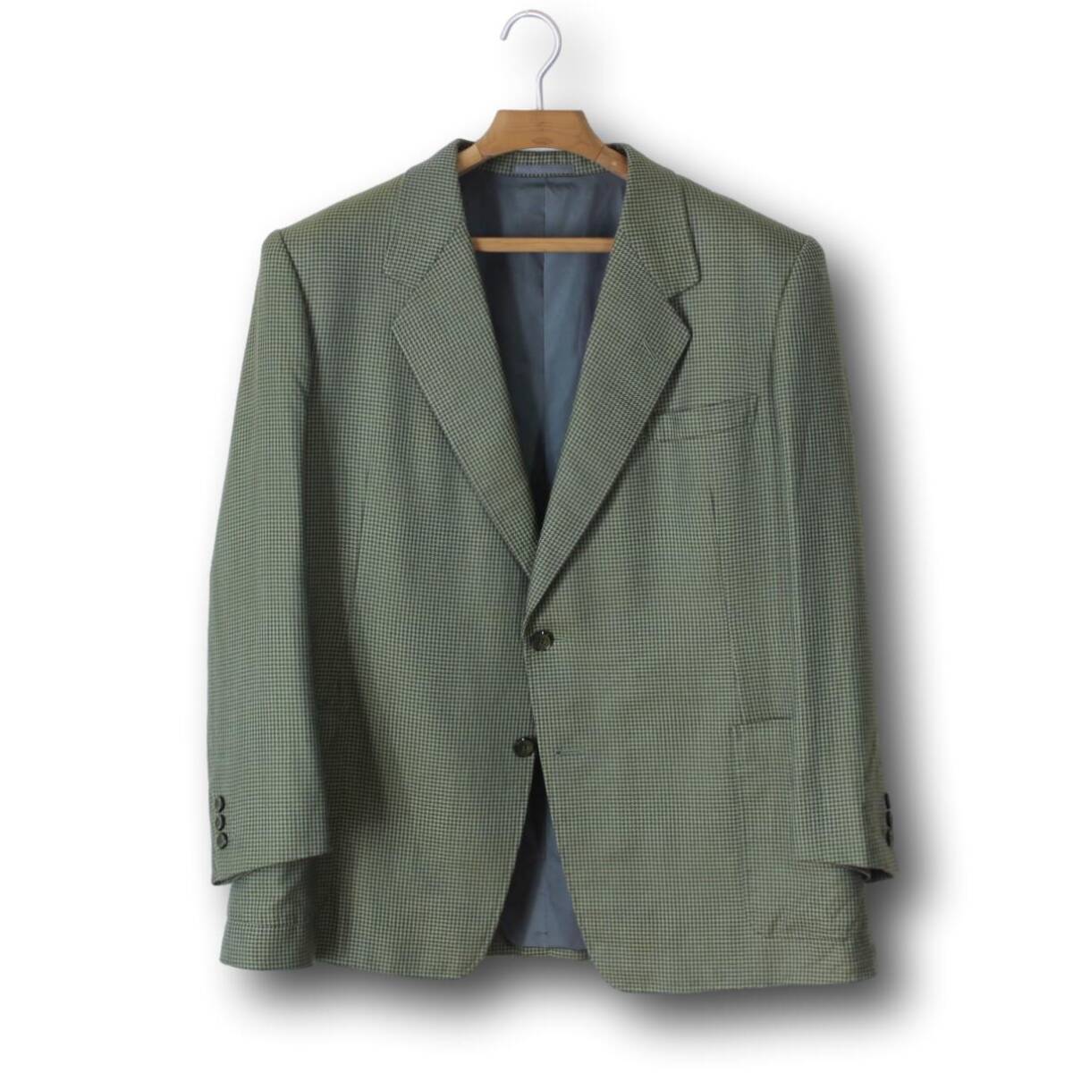 【目立った傷や汚れなし】70【美品】カシミヤ100％ ジャケット BB7 メンズ 幅広体 LL グリーン 千鳥格子柄 そごう SOGO オーダー品 ブレザー tqe 秋冬 ★美品★の落札情報 ...