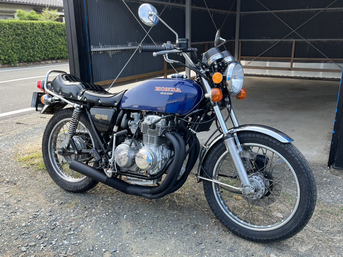 【やや傷や汚れあり】CB400F 408 398cc登録 車検令和8年6月まで 絶好調 HONDA ヨンフォアの落札情報詳細 - Yahoo!オークション落札価格検索 オークフリー