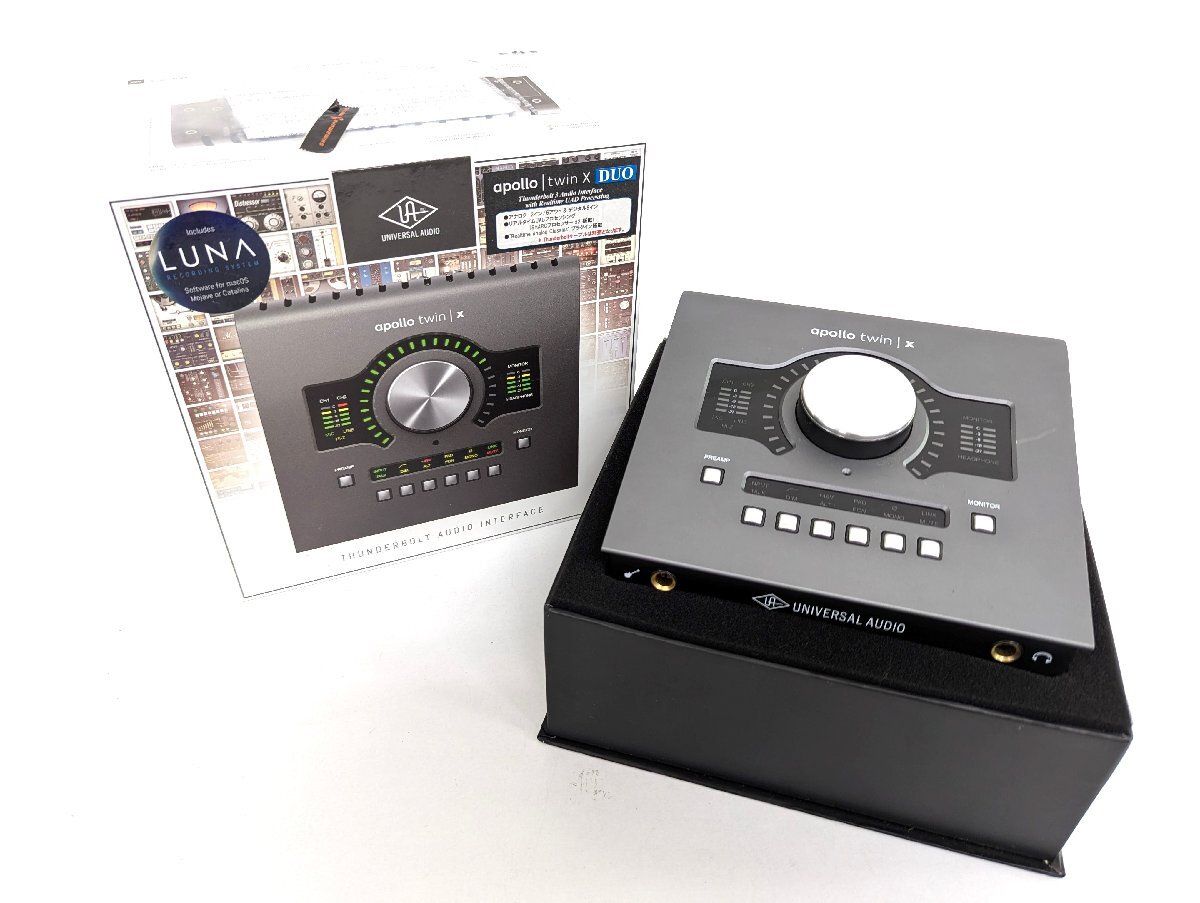 【目立った傷や汚れなし】Universal Audio ユニバーサルオーディオ Apollo Twin X / Duo Thunderbolt3 オーディオインターフェース ※ジャンク ...