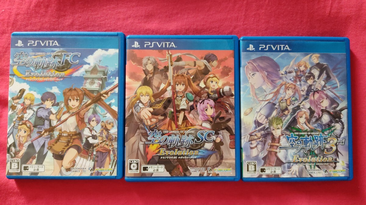 【目立った傷や汚れなし】【PSVita】 英雄伝説 空の軌跡 the 3rd Evolution 英雄伝説 空の軌跡 FC Evolution 英雄伝説 空の軌跡 SC Evolution 3 ...