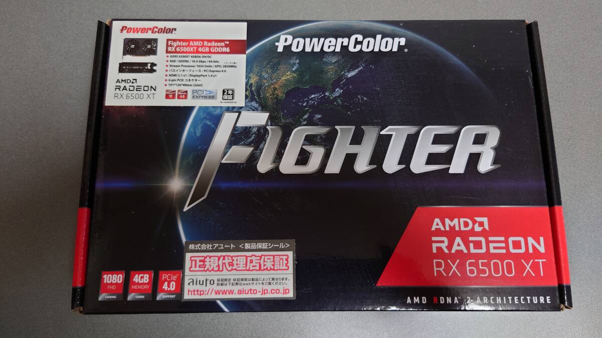 【未使用】PowerColor Radeon RX 6500XT 4GBD6-DH/OC [PCIExp 4GB]の落札情報詳細 ...