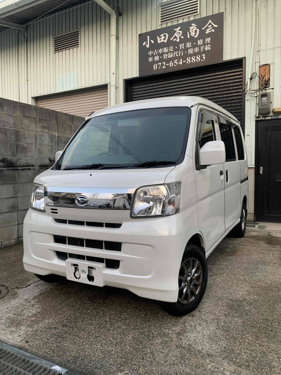 【走行距離 120,995 km】ダイハツ ハイゼット カーゴ S321V 4AT H29年 クルーズ ターボ LTD ハイルーフ 検令和7年8月 ナビ Bカメラ ETC キーレス 電格 軽箱 ...