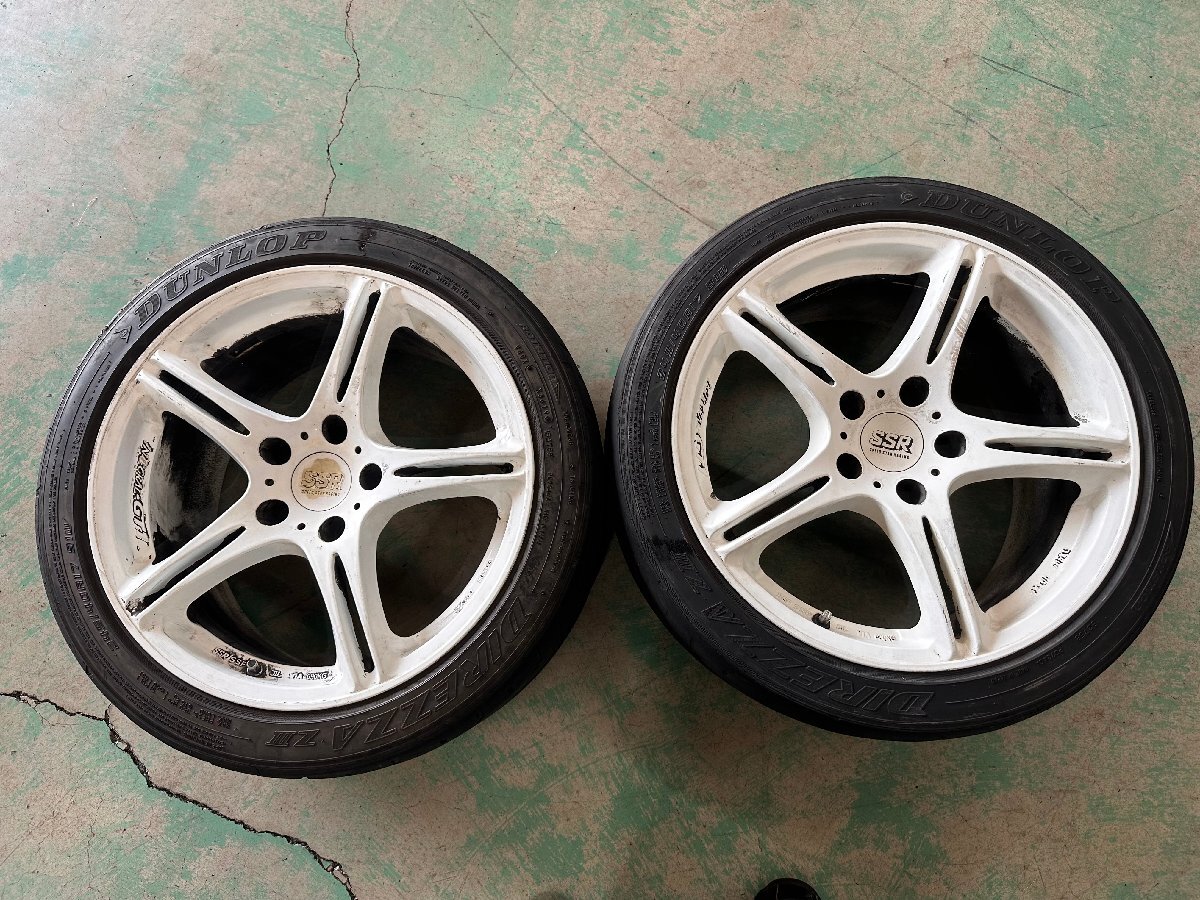 【傷や汚れあり】SPEED STAR スピード スター SSR INTEGRAL インテグラル GT1 17インチ 9J +38? 5H PCD114.3 245/40R17 2本 ...