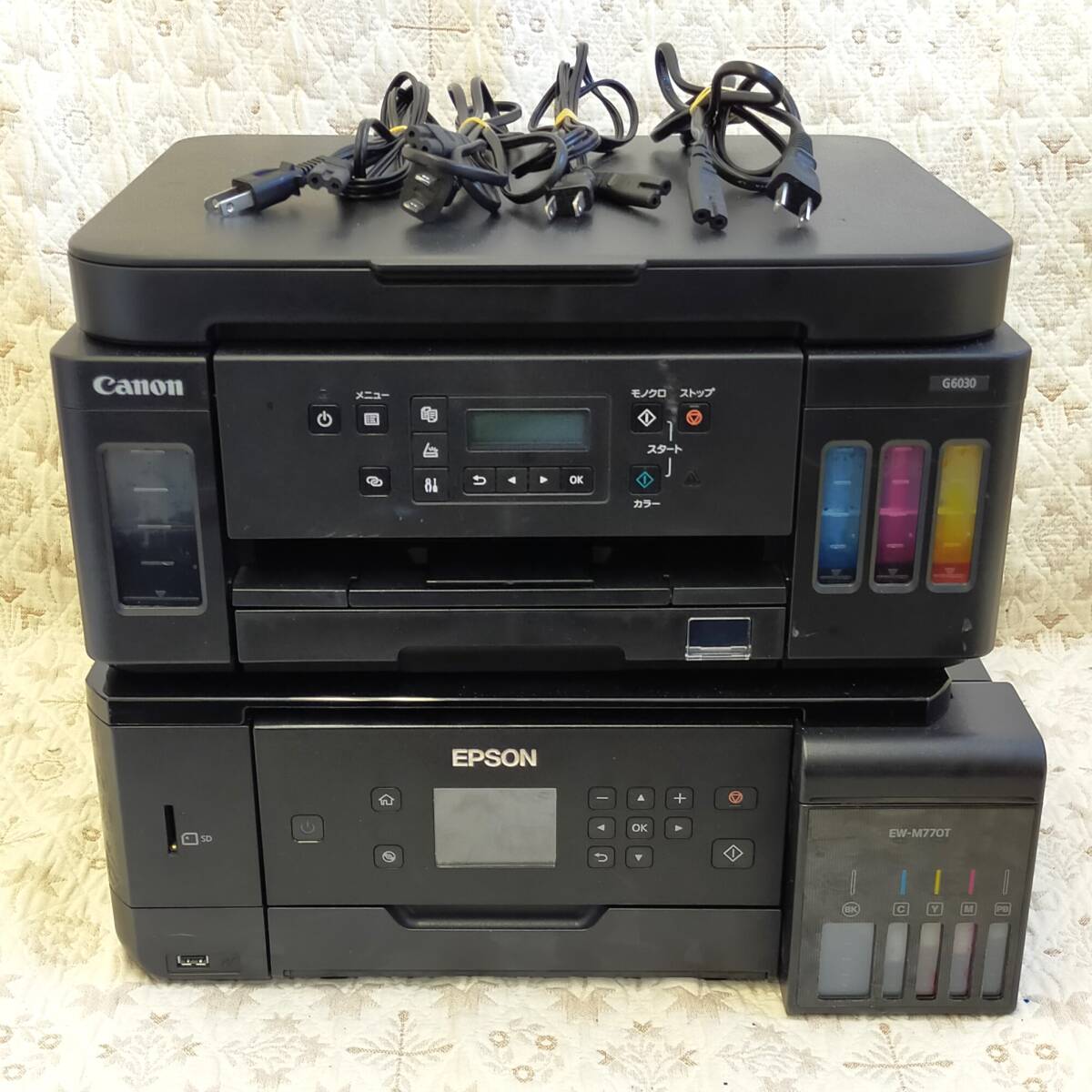 【目立った傷や汚れなし】【KO-22_133】ジャンク品 CANON・エプソン G6030・EW-M770T プリンターの落札情報詳細 - Yahoo!オークション落札価格検索 オークフリー