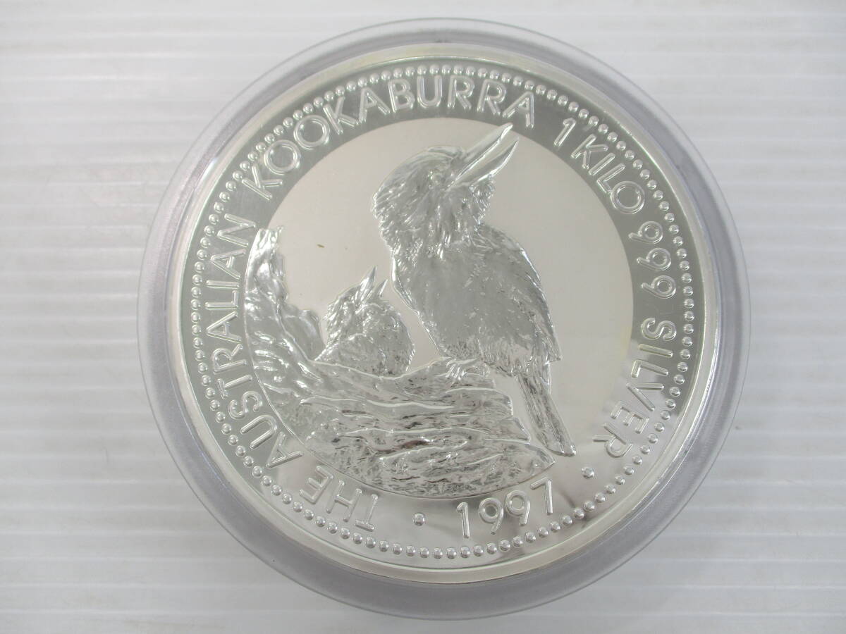 【傷や汚れあり】2409601-012 オーストラリア 大型銀貨 カワセミ 1kg銀貨 30ドル銀貨 1997年②の落札情報詳細 ...