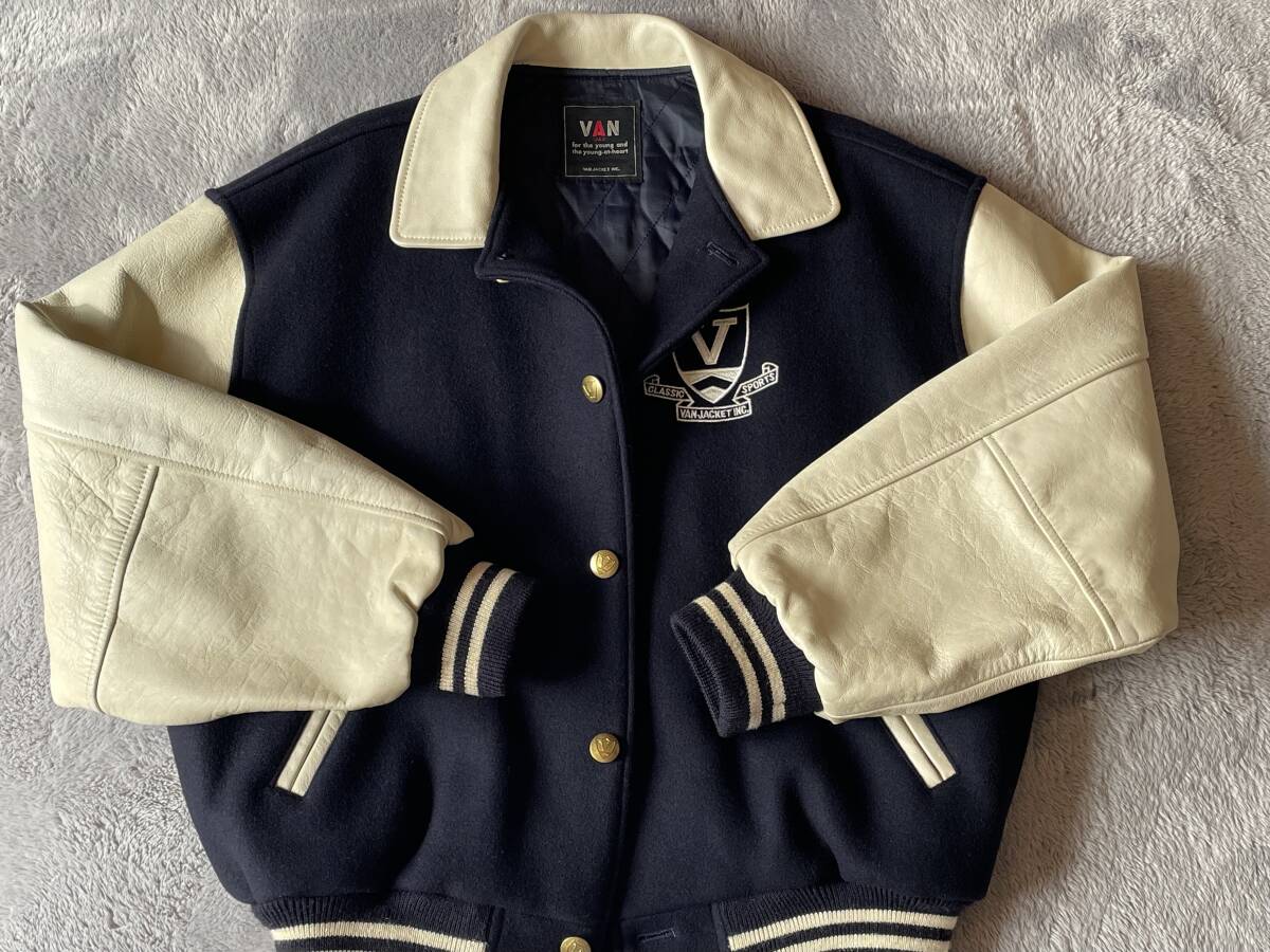 希少 VAN JAC ヴァンヂャケット M-65 ネイビー ミリタリー ジャケット ブルゾン ジップアップ Lサイズ 中綿 キルティング VAN JACKET の落札情報詳細 - Yahoo ...