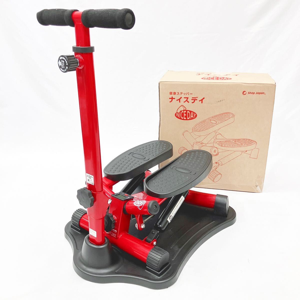 【やや傷や汚れあり】動作品 ショップジャパン NICEDAY ナイスデイ レッド 健康ステッパー ND-1R NH-1R セット 健康器具 R尼0902の落札情報詳細 - Yahoo ...