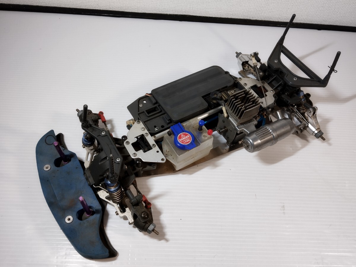 【全体的に状態が悪い】EC-02 タミヤ？ 1/8 エンジンカー シャーシ 現状品 TAMIYA TM-3 Futaba S3003 TGX-Mk.1 ジャンクの落札情報詳細 - Yahoo ...