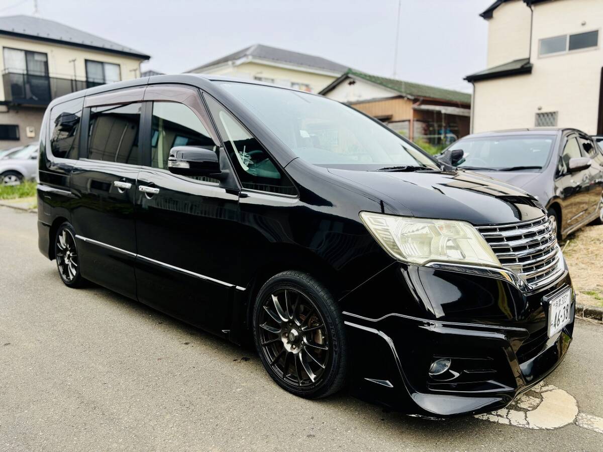 【走行距離 108,898 km】C26 セレナ ハイウェイスター とにかくカッコイイ仕様 本車検2年付き エンジン・ミッションともに絶好調 最落無し 東京都町田市よりの落札情報詳細 ...