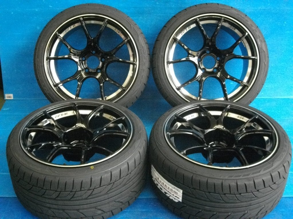 【未使用】【H】未使用セット SSR GTX02 18インチ 10.5J +20 114.3 5H NT555G2 265/35R18 2022年タイヤ R34・R33 GT-R 他 ドリ車等 ...
