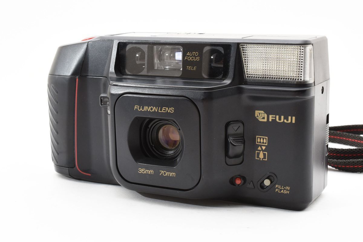 【やや傷や汚れあり】★良品★ フジ FUJI TELE CARDIA SUPER DATE 《シャッター・フラッシュOK！》★完動品★ ...
