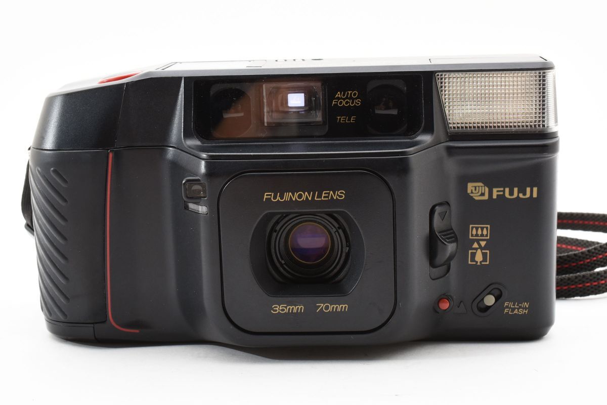 【やや傷や汚れあり】★良品★ フジ FUJI TELE CARDIA SUPER DATE 《シャッター・フラッシュOK！》★完動品★ ...