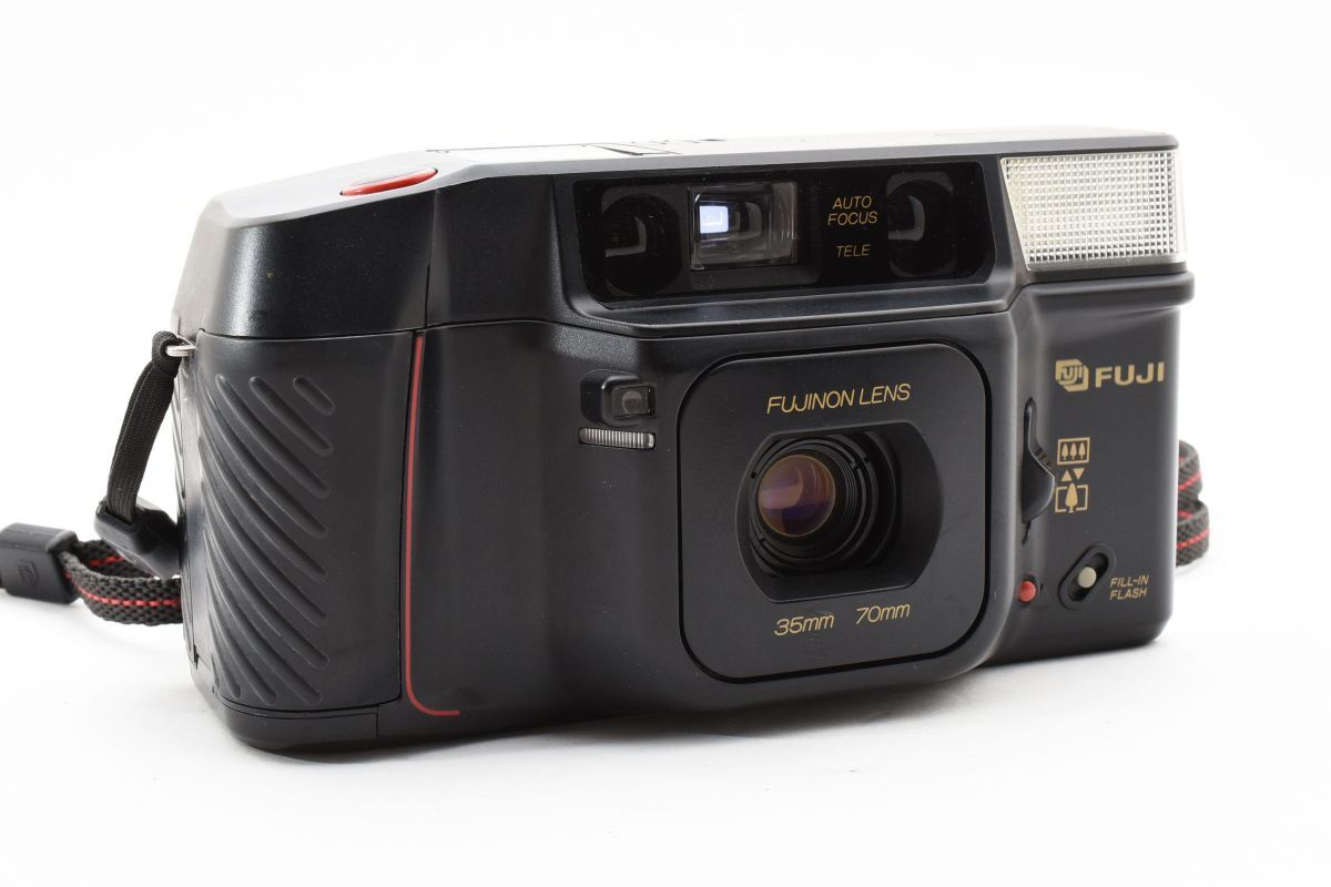 【やや傷や汚れあり】★良品★ フジ FUJI TELE CARDIA SUPER DATE 《シャッター・フラッシュOK！》★完動品★ ...