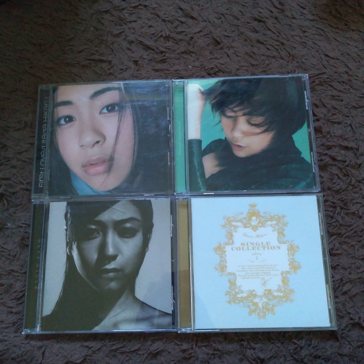 【やや傷や汚れあり】宇多田ヒカル First Love Distance DEEP RIVER SINGLE COLLECTION VOL.1 アルバム CD セット 4枚 名曲 名盤 ...