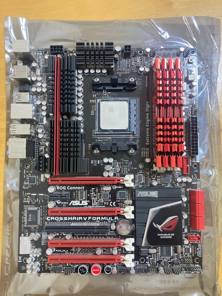 【全体的に状態が悪い】【ジャンク扱い】Asus ROG Crosshair V Formula/ThunderBolt + AMD FX ...