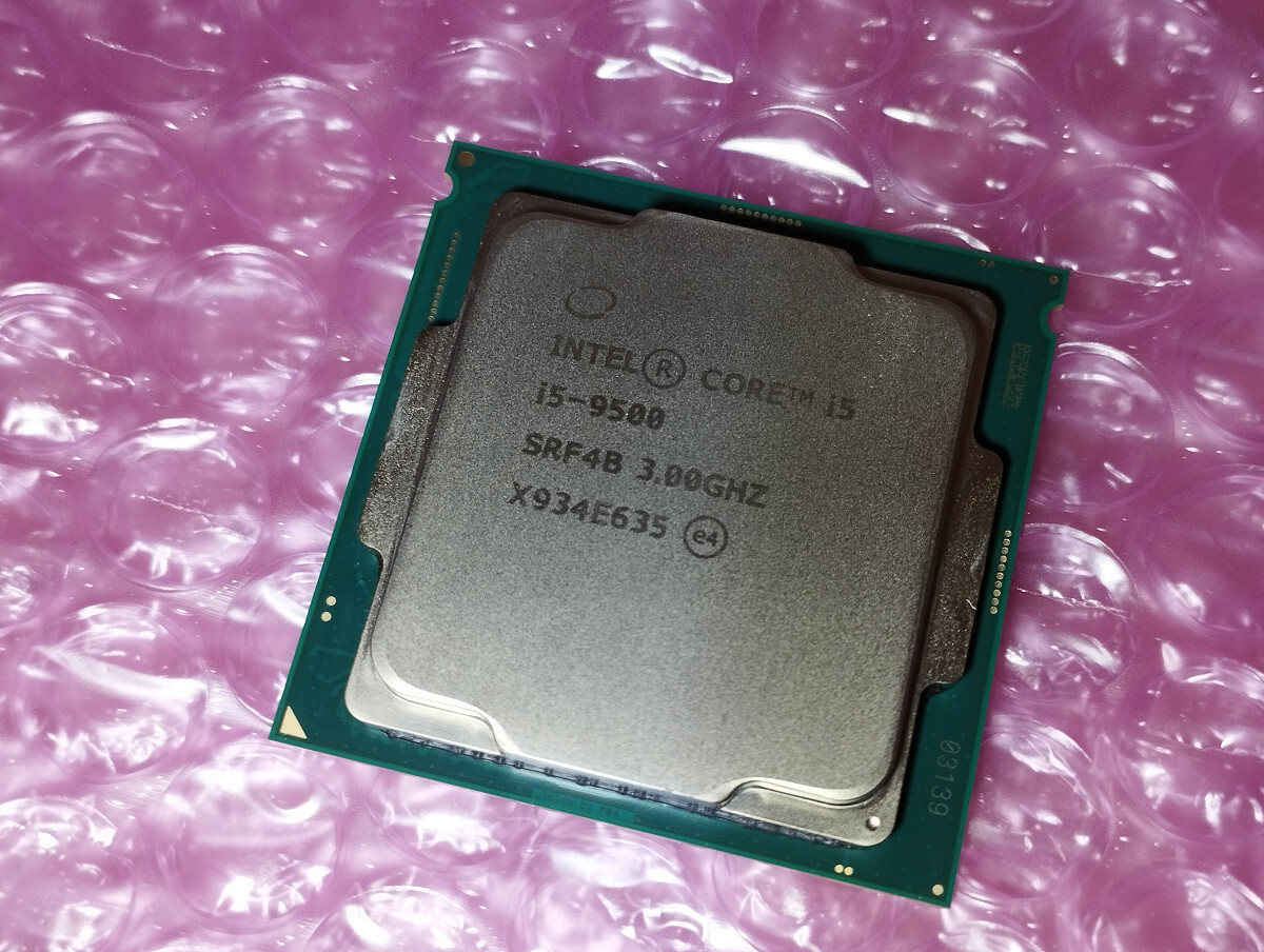 【目立った傷や汚れなし】Intel Core i5-9500 SRF4B 3.00GHz 動作品の落札情報詳細 - Yahoo!オークション落札価格検索 オークフリー