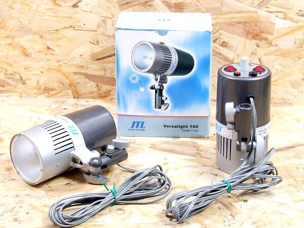 【やや傷や汚れあり】H18651 国内 ストロボ 『モノブロックストロボ versalight 160Ws×2灯セット jtl』（中古 ...