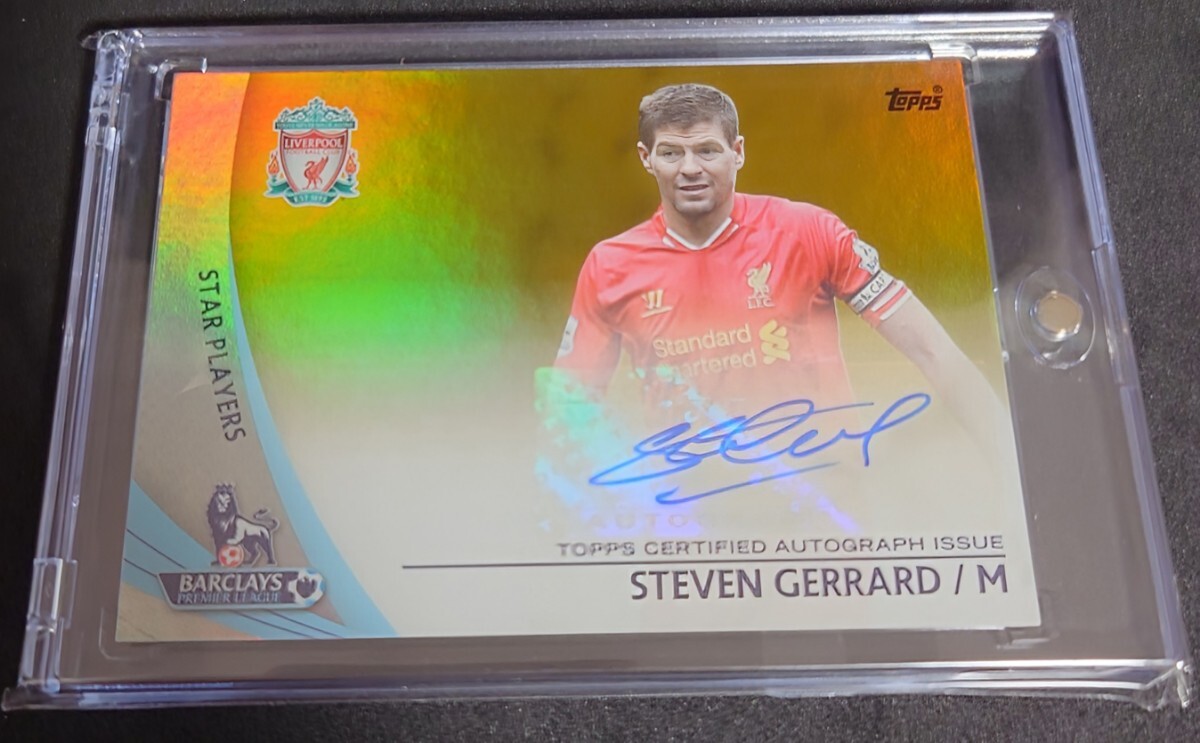 2013年 Topps Premier Gold Steven Gerrard スティーブン ジェラード リバプール（25枚限定）の落札情報 ...