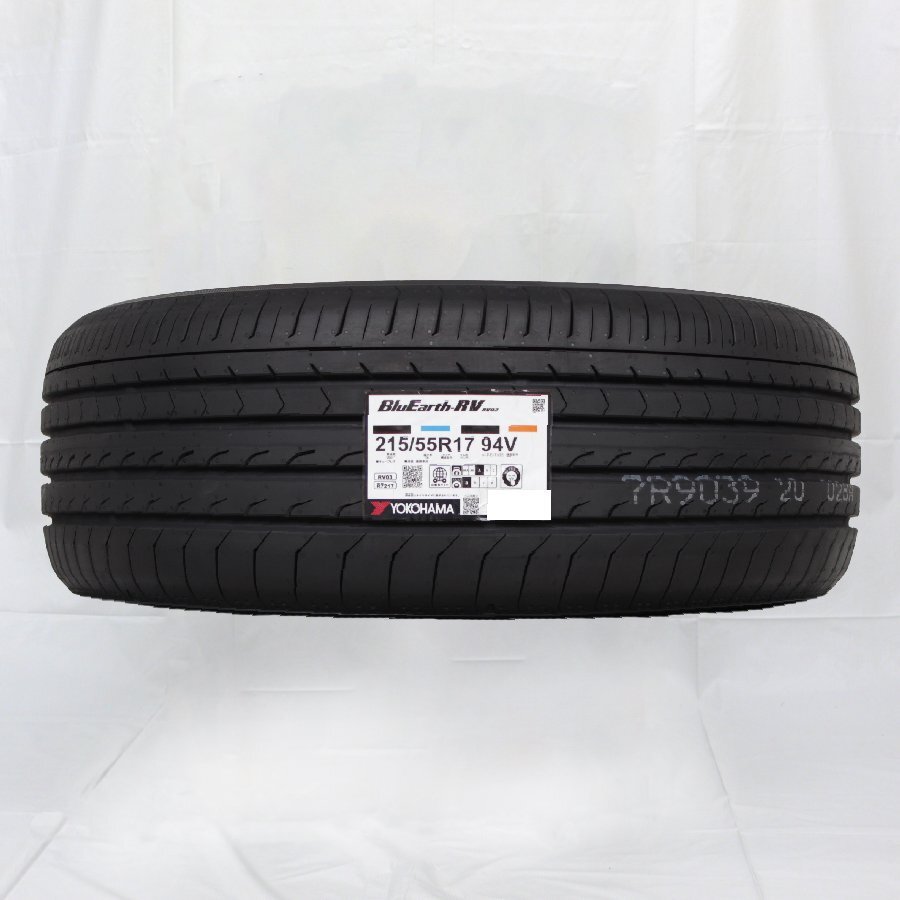 【未使用】送料無料 215/55R17 94V YOKOHAMA ヨコハマ ブルーアース BLUEARTH-RV RV03 23年製 正規品 新品 サマータイヤ 1本価格 【セール品】の落札 ...