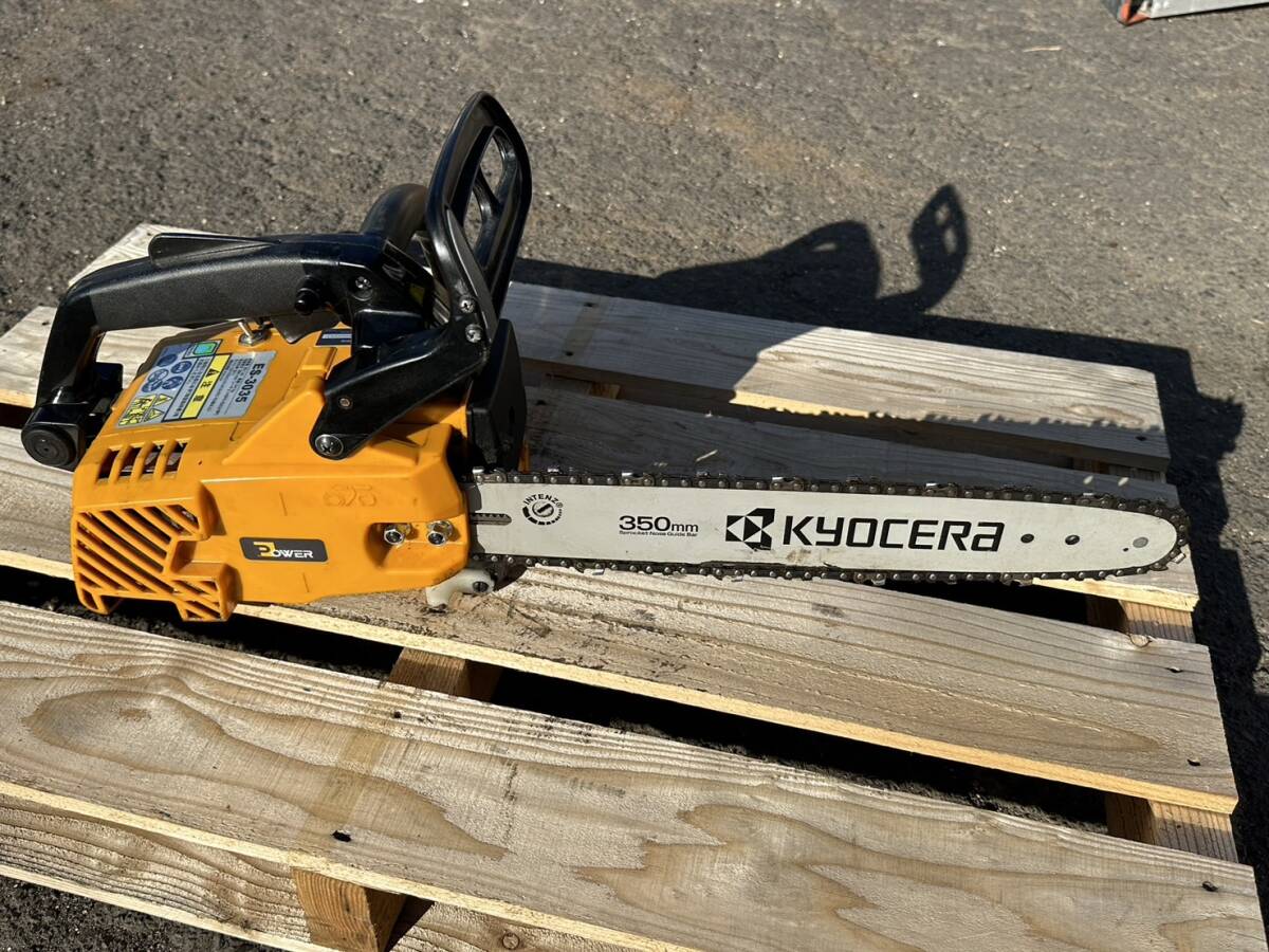 【傷や汚れあり】キョーセラ チェンソー ES-3035 ★動作確認済み【鳥取発】小型チェンソーの落札情報詳細 - Yahoo!オークション落札価格検索 オークフリー