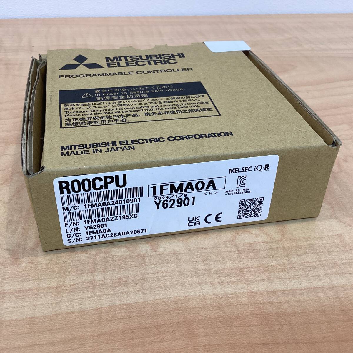 【未使用】3762 新品未開封 三菱 ミツビシ MITSUBISHI R00CPU 1FMA0A ERECTRIC MELSEC iQ-R ...