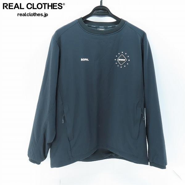 【やや傷や汚れあり】☆F.C.Real Bristol/エフシーレアルブリストル 22AW LYCRA TRACK CREWNECK TOP/トラッククルーネックトップ FCRB-222061 ...