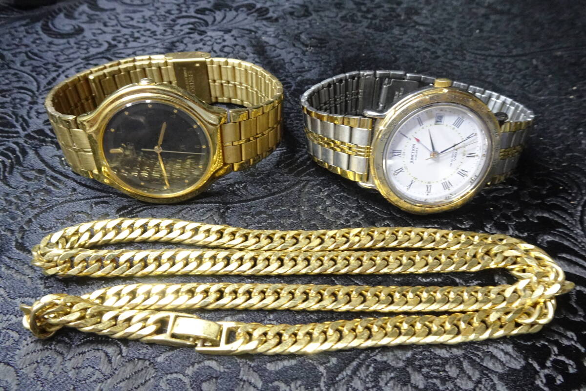 【やや傷や汚れあり】売特価!! SEIKO セイコー V701-6J60 CITIZEN VEGA JUNCTION SQUARE 6B17 ...