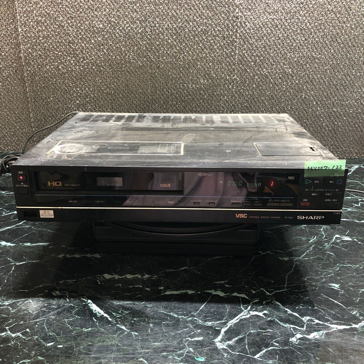 【傷や汚れあり】MYM7-122 激安 SHARP VC-Q1B VARIABLE SPEECH CONTROL 通電OK 中古現状品 ※3回再出品で処分の落札情報詳細 - Yahoo ...