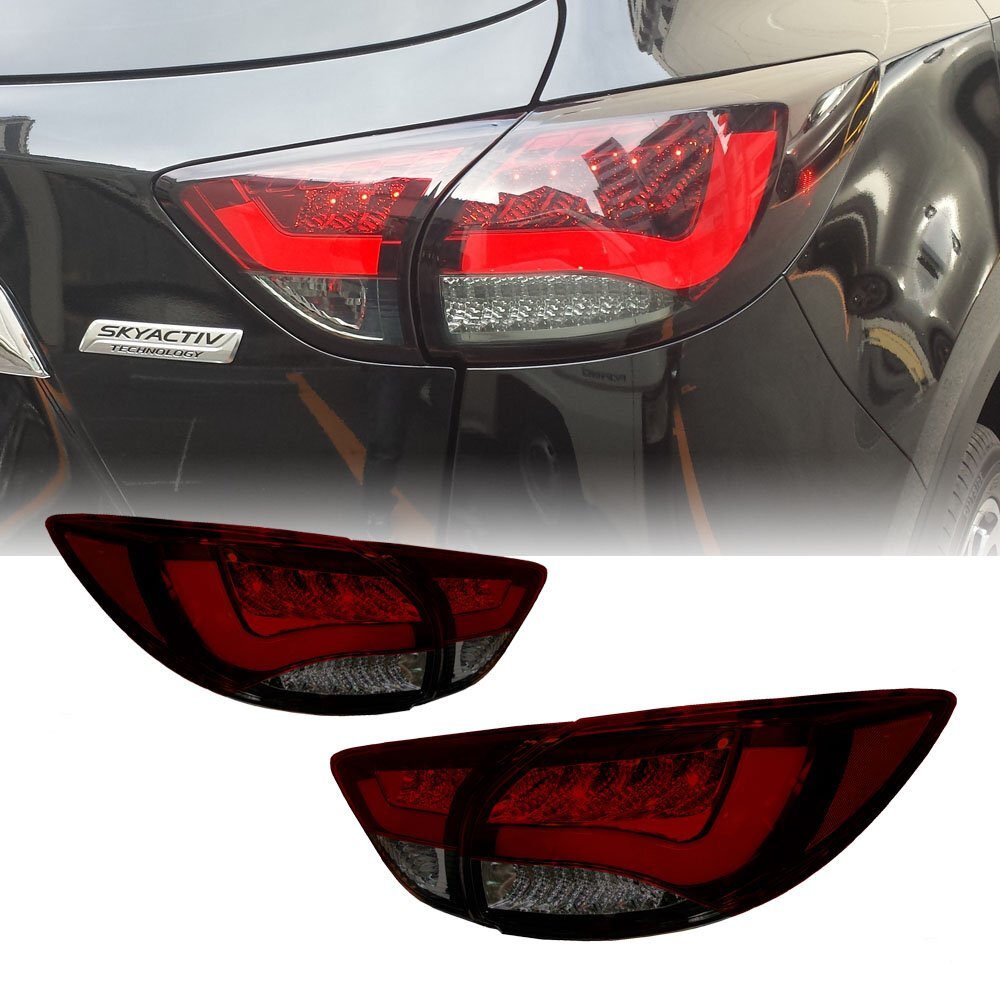 【未使用】1円～ KE系 CX-5 ファイバーLEDテールランプ V2 流れるウィンカータイプ【レッドスモーク】クリスタルアイ シーケンシャルウインカーの落札情報詳細 - Yahoo ...