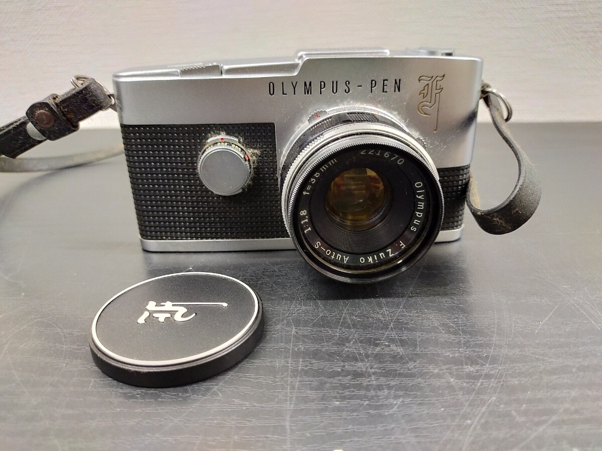【やや傷や汚れあり】OLYMPUS PEN F 初期型 ボディ本体 フィルムカメラ 一眼レフ ハーフ判 ストラップ付き オリンパス PEN-Fの落札情報詳細 - Yahoo!オークション落札 ...