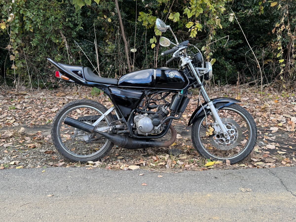 【傷や汚れあり】ヤマハ RZ50 人気の黒 原付き ギア付き 後期型 YAMAHA 2ST ベース車 1スタ 売り切りの落札情報詳細 - Yahoo!オークション落札価格検索 オークフリー